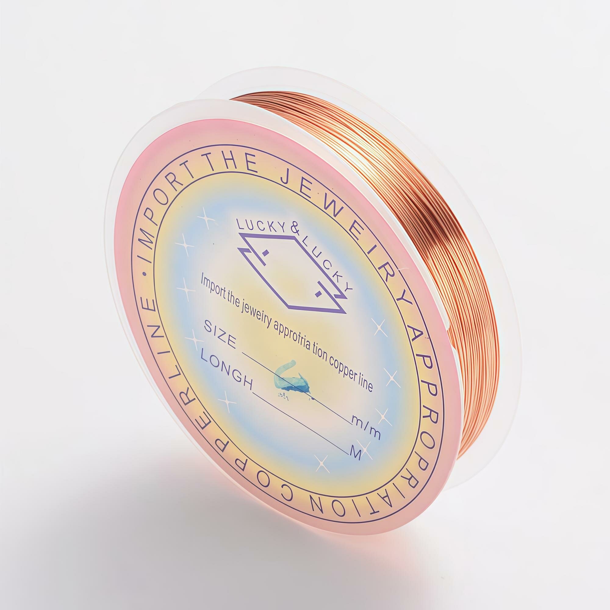 Проволока гибкая, 0.6мм, светлая медь, 8 метров, катушка