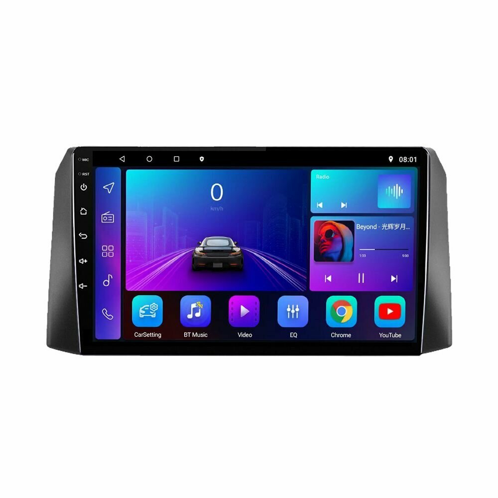 Автомагнитола для UAZ Patriot 3 2016 - 2021 1+32G Android 12 9' WIFI Bluetooth/экран IPS, модем, камера заднего вида, GPS, FM, BT