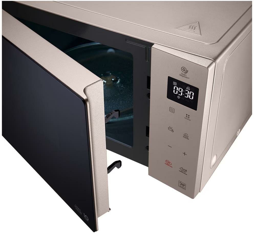Микроволновая печь LG MW25R35GISH, объем 25 л, мощность 1000 Вт, бежевый — фото 1