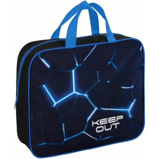 Папка на молнии Brauberg с ручками А4, 1 отделение, полиэстер, 80 мм, "Digital lava", 272182