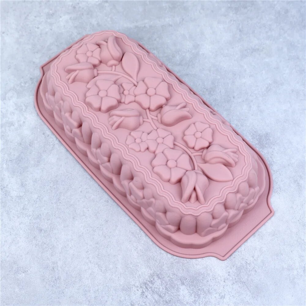 Силиконовая форма для торта YONGHAO Тюльпан Pink