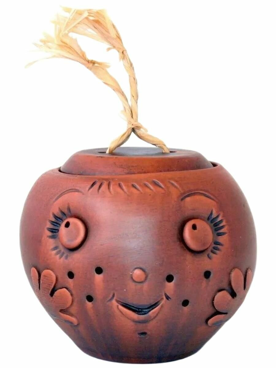 Емкость для лука, чеснока, Колобок 3,5, ручная работа