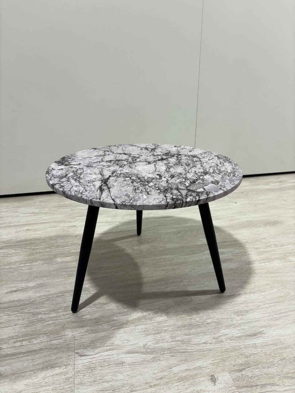 Стол журнальный круглый дизайнерский лофт THETABLE•RU 60х16 2.49/8.1-3