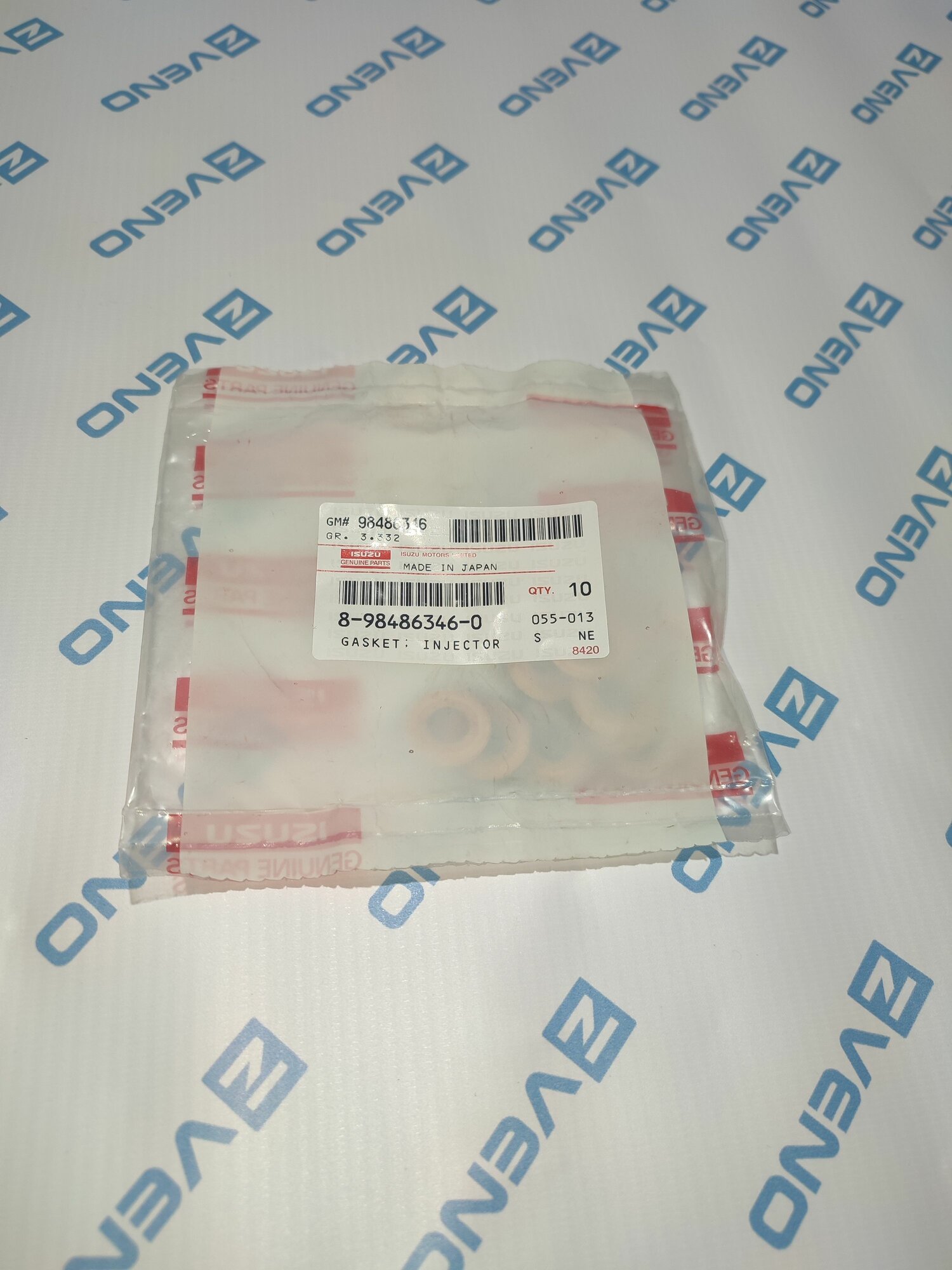 Прокладка форсунки Isuzu 6WG1 8972160820, медная шайба, 1 шт