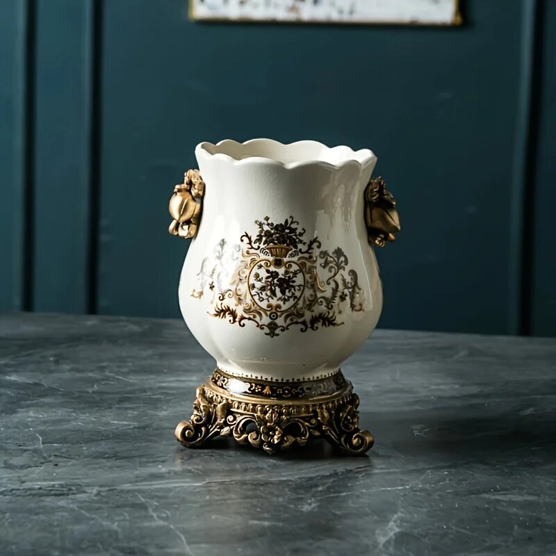 Керамическая ваза "Трещина льда" Victoria