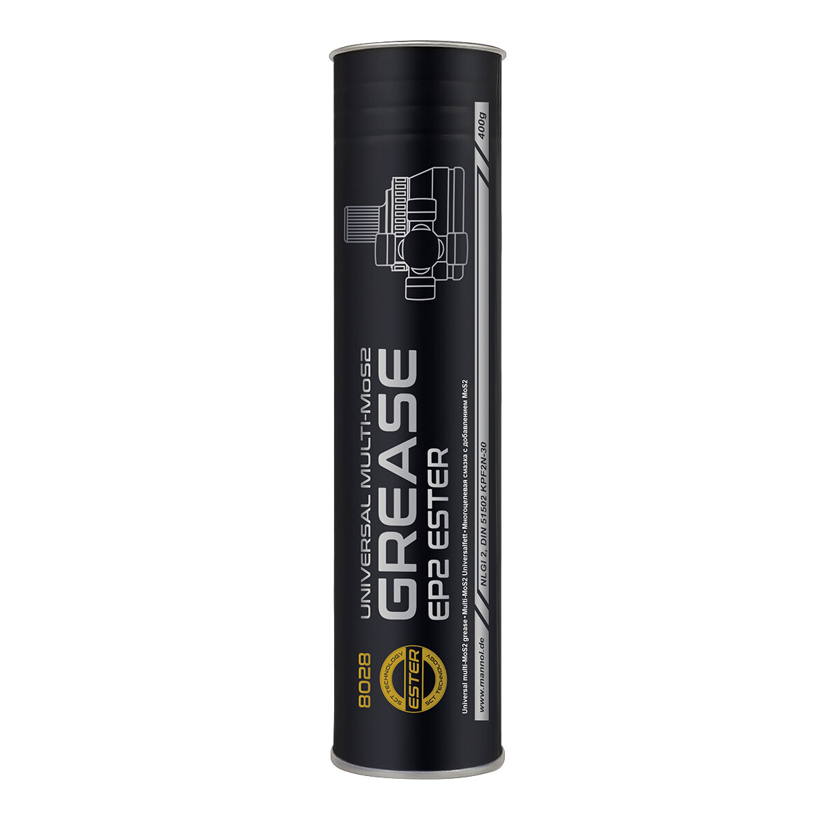MANNOL Смазка универсальная противозадирная Universal Multi-MoS2 Grease EP-2 0,4кг 8028 8103
