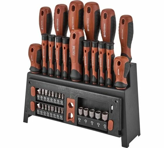 Отвертки в комплекте с битами, набор 39 предметов FORSTIME