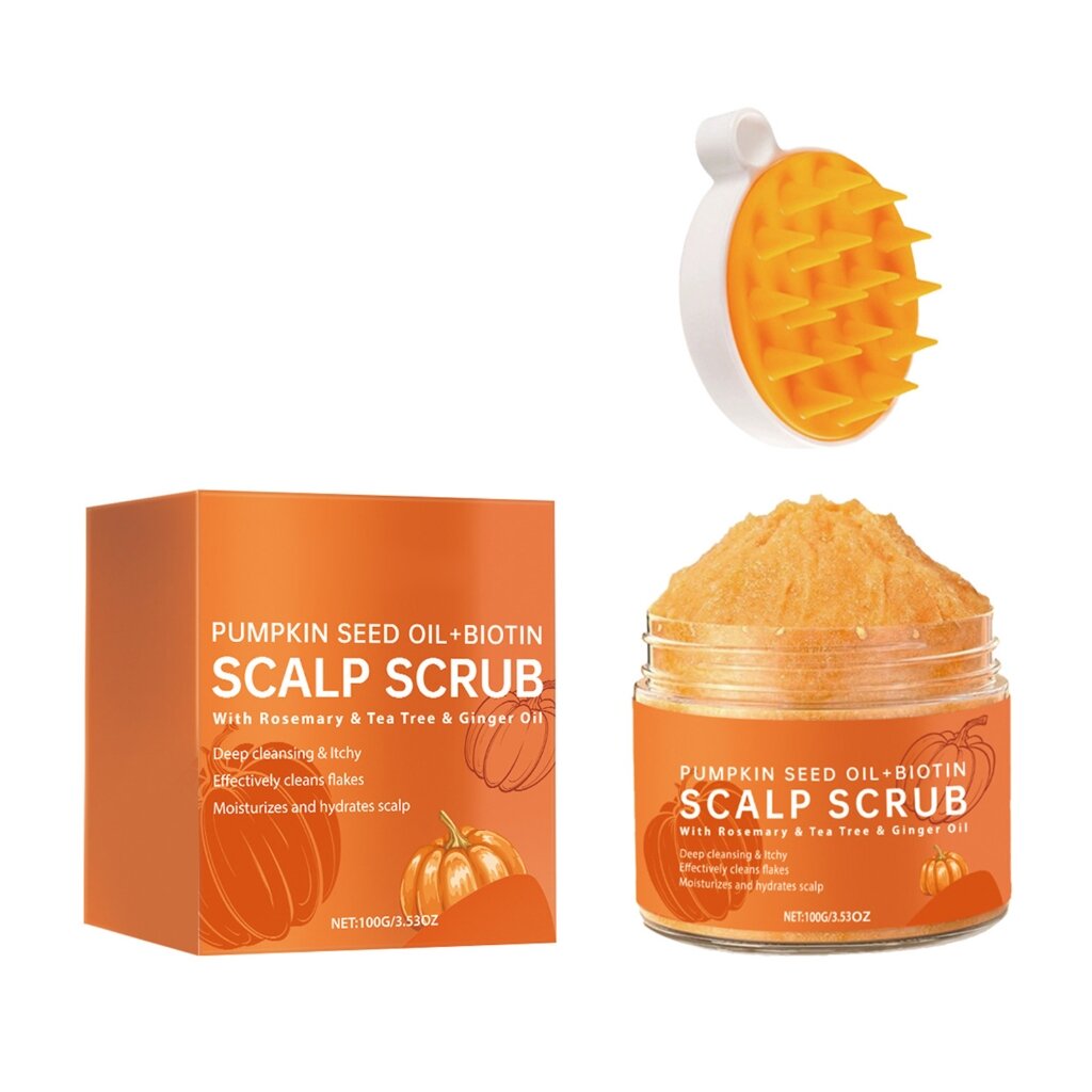 Скраб для кожи головы с биотином и маслом розмарина