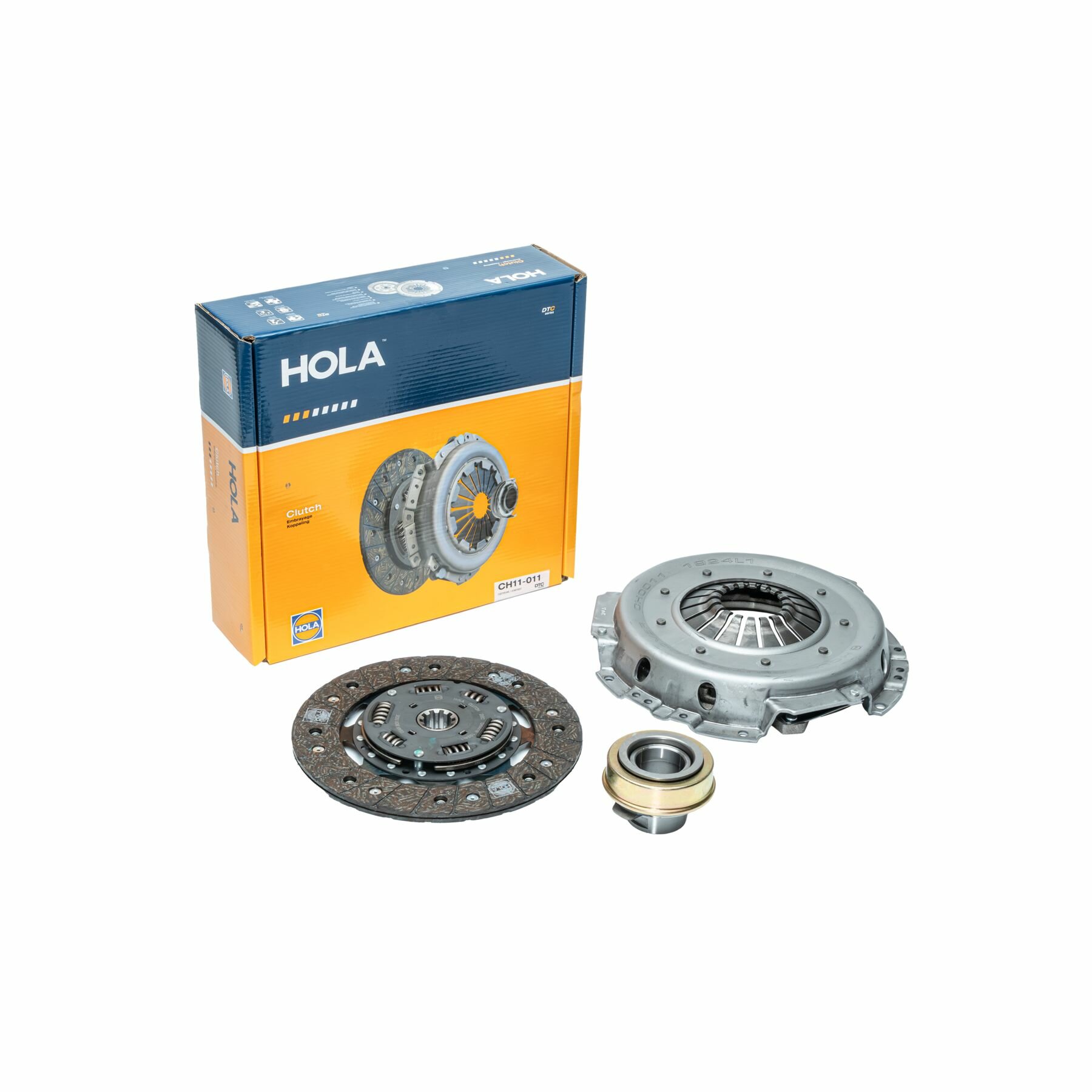 Комплект сцепления HOLA УАЗ дв. 409 (КПП 5-ти ст) CH11-011 с выжимным подшипником