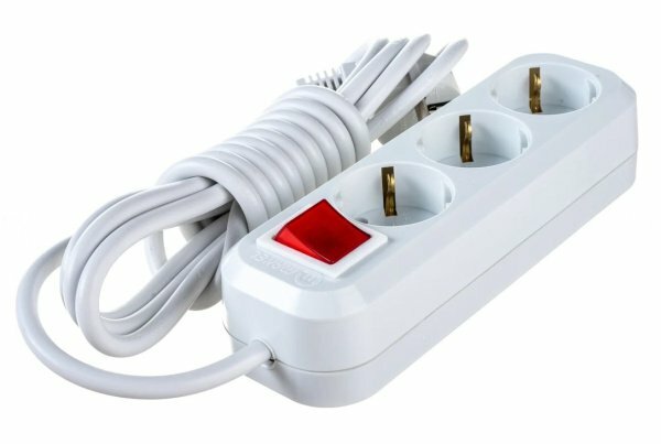 Сетевой удлинитель 3x3м с/з с выкл MGP213 Makel