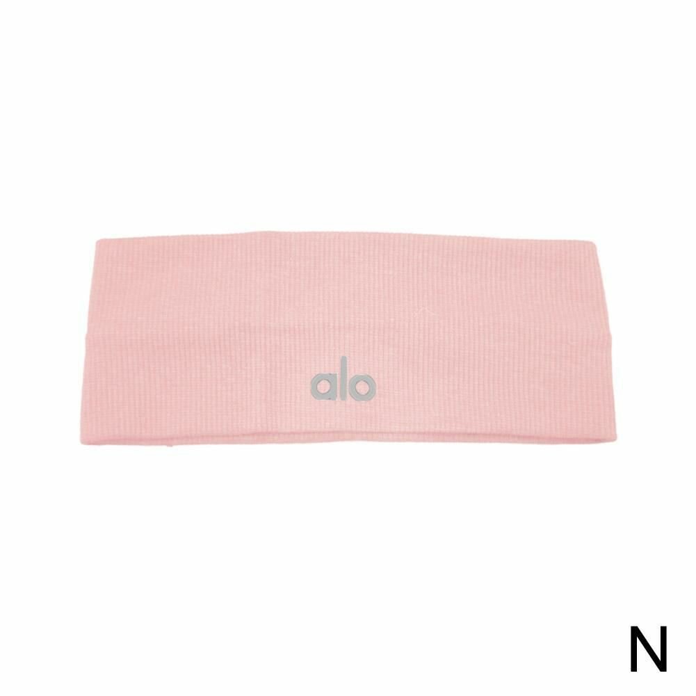 Расширенная однотонная повязка на голову для йоги Alo yoga