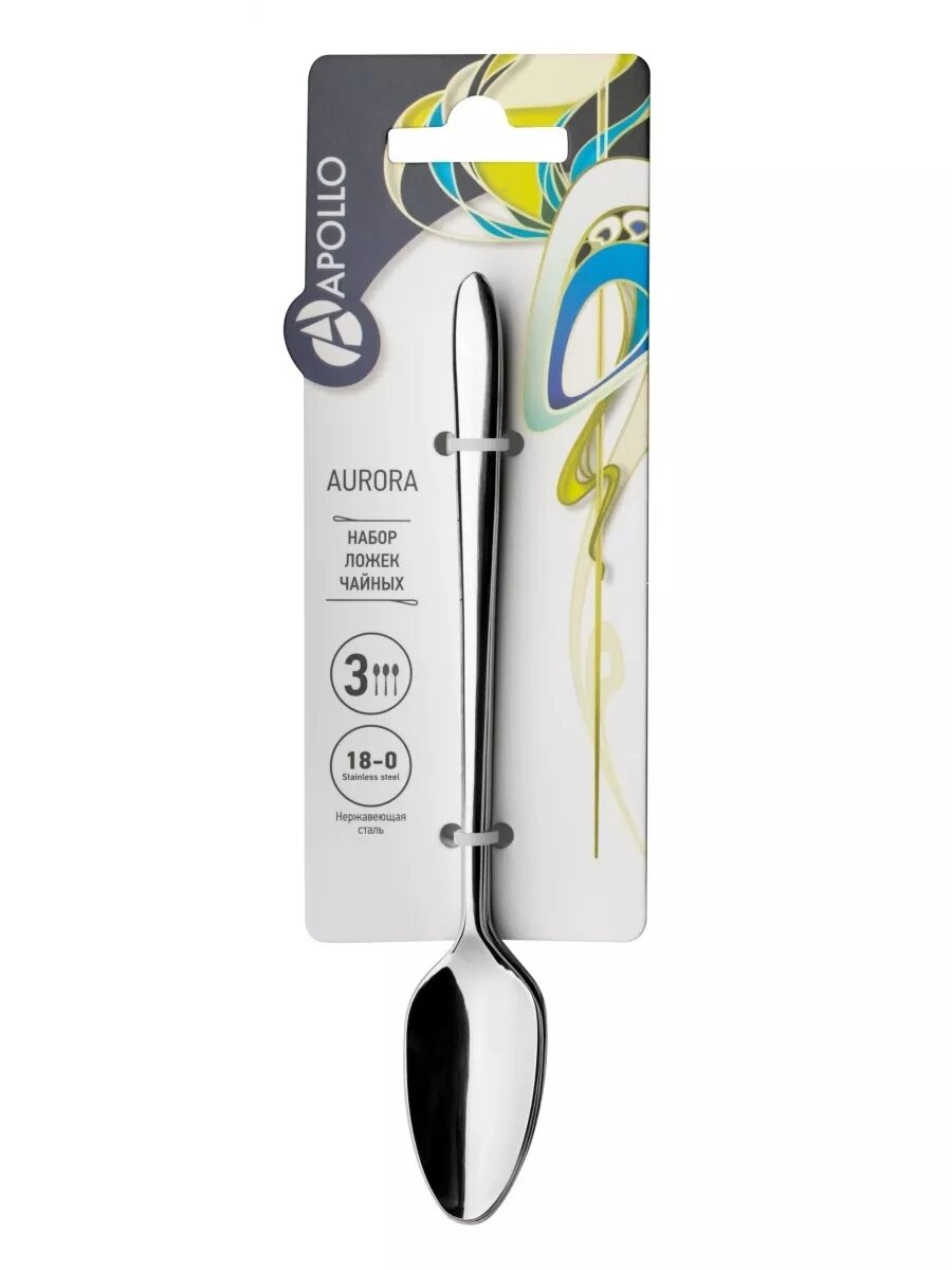 Набор ложек чайных длинных 3 шт