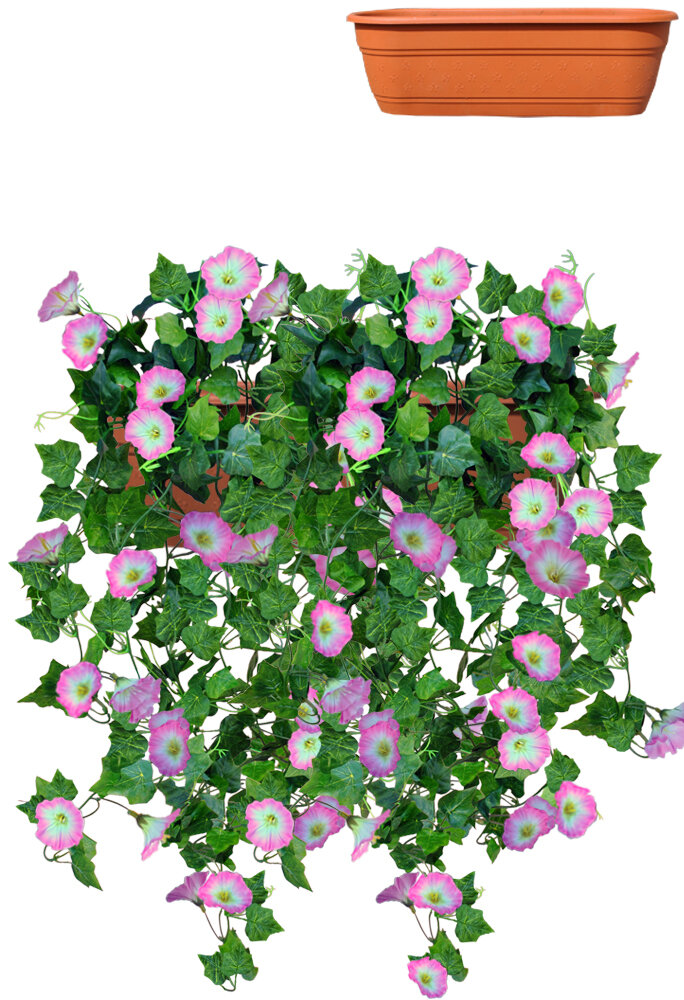 Искусственная петуния в вазоне от бренда Holodilova