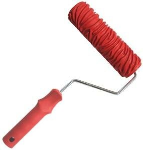 Декоративный Жесткий Резиновый Валик зебра Stmdecor EG326T 18см.