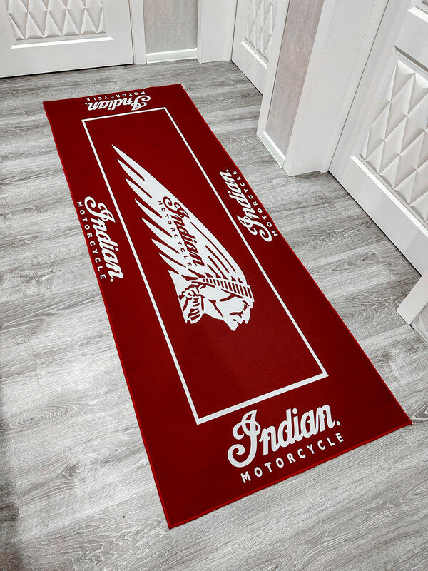 Ковер Indian Мотоцикл мотоцикл, 60cм x 200cм