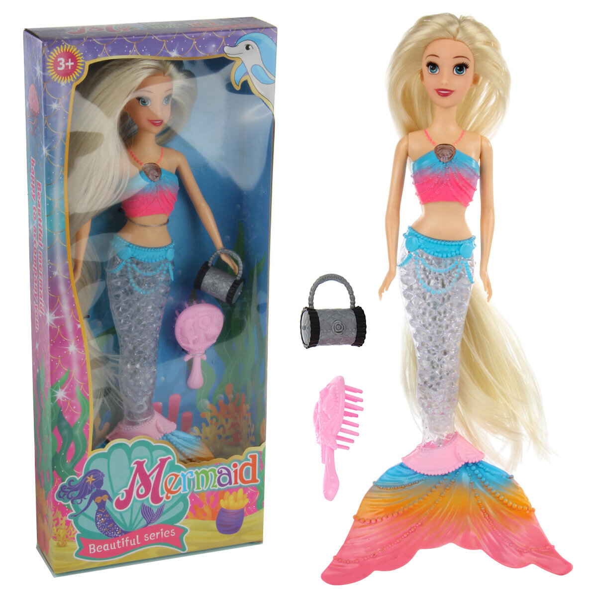 Кукла Veld Co "Радужный Океан", 34 см, с подсветкой, в подарочной упаковке