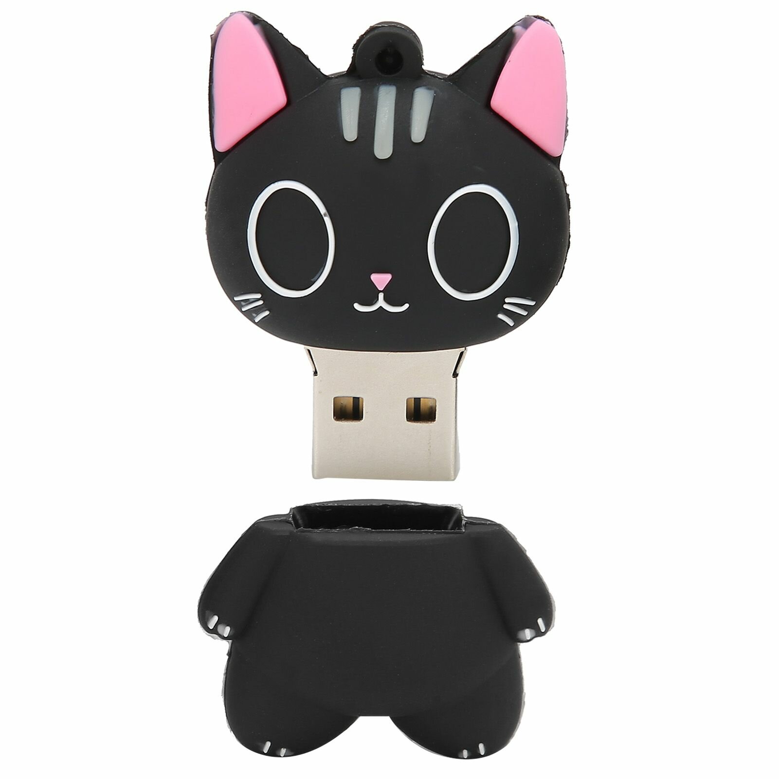 USB-флешка с рисунком кота из мультфильма, изображение, музыка, фильмы, файлы для хранения, U-диск, подарок, 16 ГБ