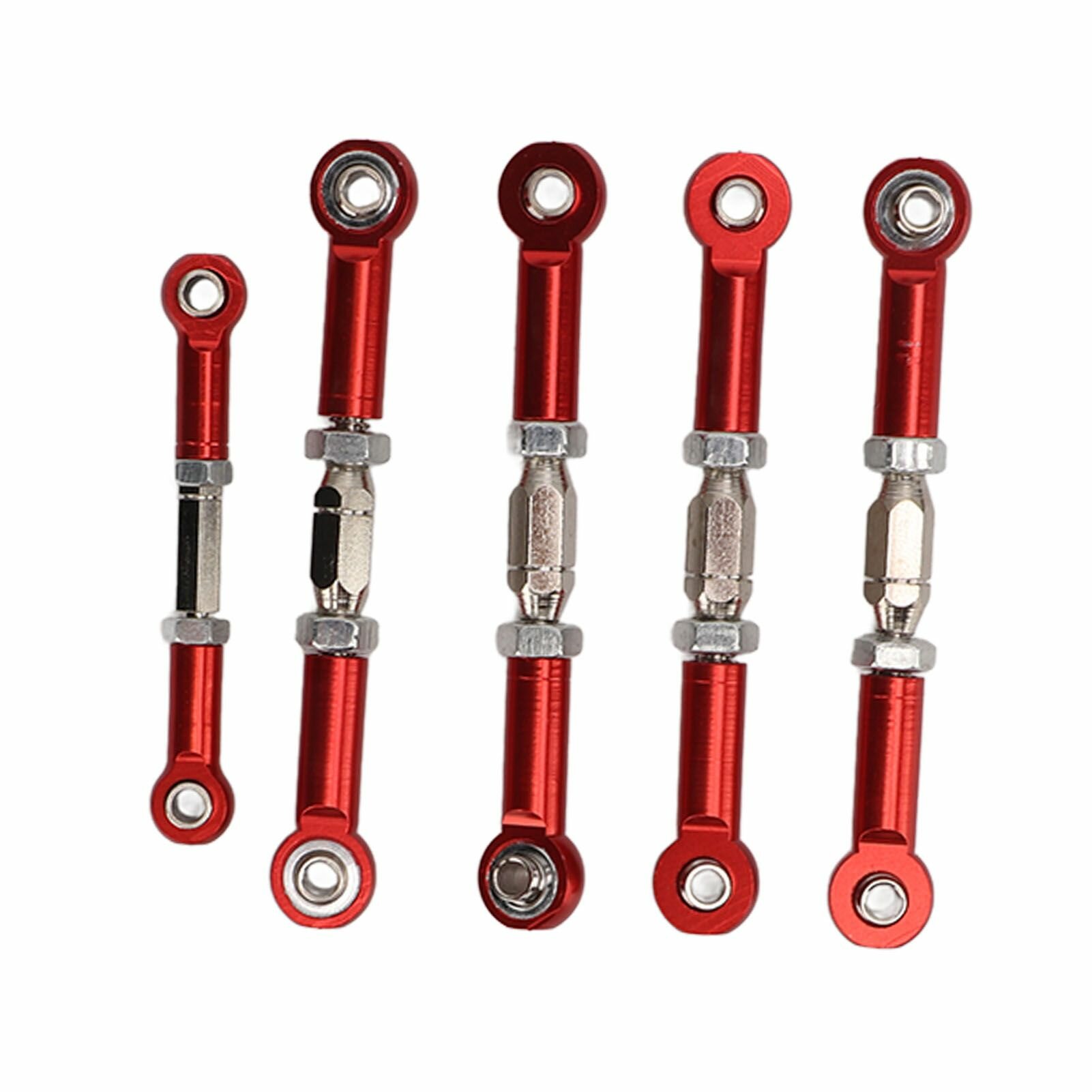 5 шт. рулевая тяга диаметром 5 мм, амортизирующий алюминиевый сплав для Redcat XTE 1/10, автомобиль с дистанционным управлением, красный