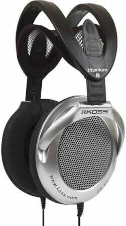 Наушники накладные Koss UR40 1.2м черный проводные оголовье (10101534)