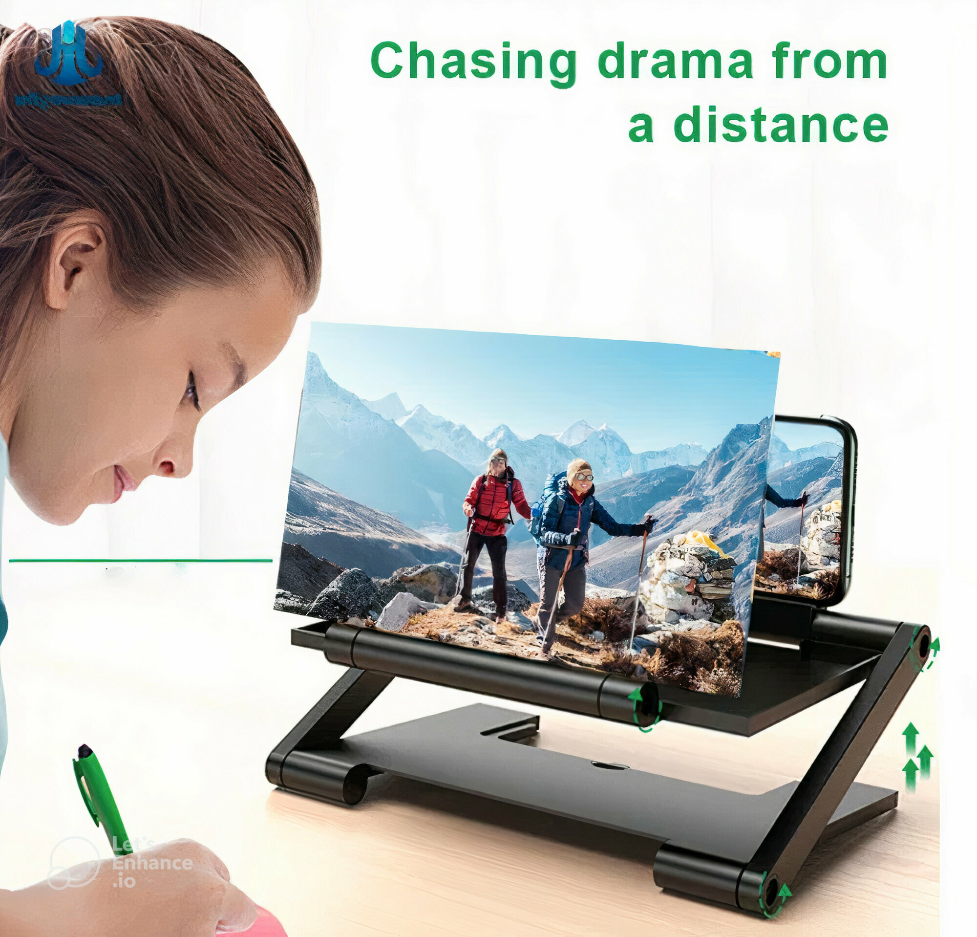 3D подставка для телефона – увеличьте экран в 4 раза для комфортного просмотра видео