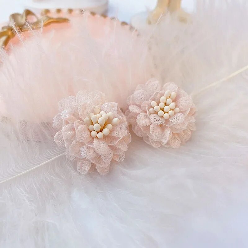 Аксессуары ручной работы «сделай сам», мини-трехмерная ткань, цветок, одежда, серьги, дизайн, головные уборы, материалы для украшения одежды