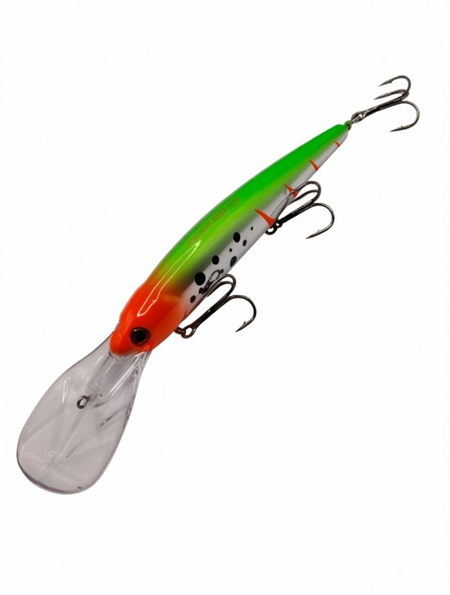 Воблер BANDIT WALLEYE DEEP 120 мм 19 г глубоководный минноу, для щуки, судака, окуня