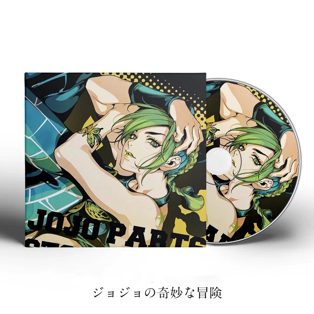 Музыкальный CD-диск с аниме «Невероятные приключения Джоджо», 2pcs Music CD, Унисекс