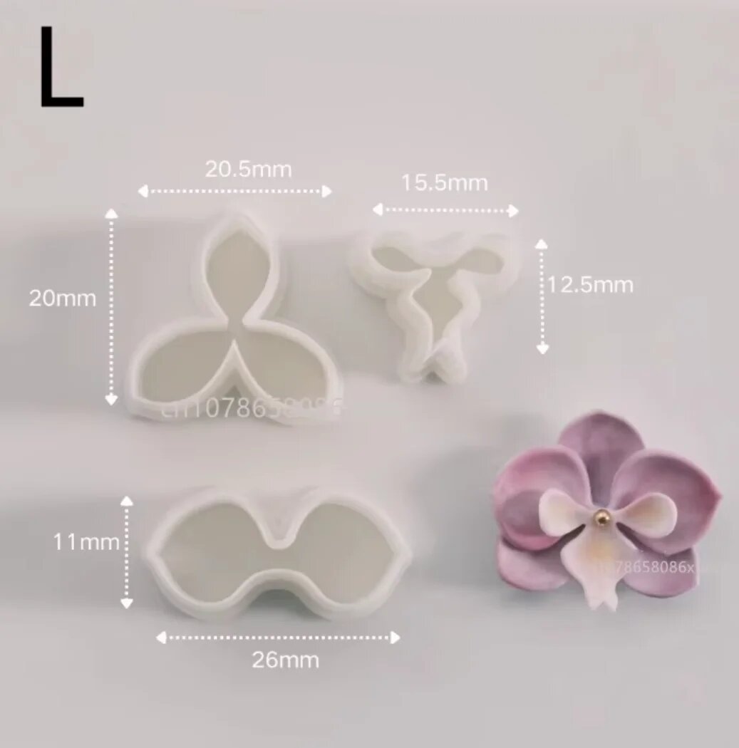 Формы для лепестков фаленопсиса из ПЛА l