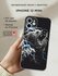 Чехол на Apple iPhone 12 mini / Айфон 12 Мини с принтом "Гроза и медведь"