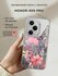 Чехол на Honor 400 Pro / Хонор 400 Про с принтом "Лиловые полевые цветы", прозра...
