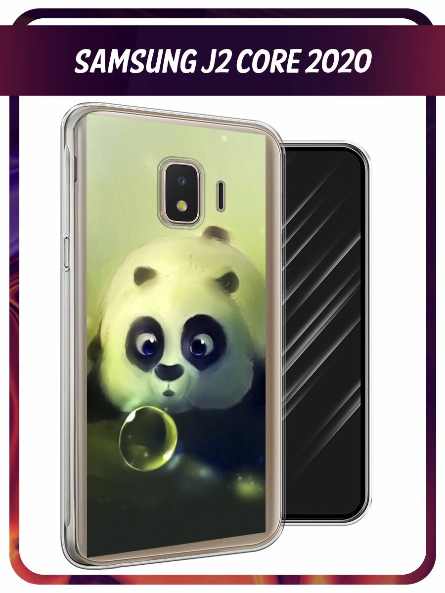 Чехол на Samsung Galaxy J2 Core (2018/2020) / Самсунг Галакси J2 Core (2020) с принтом "Малыш панды"