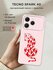 Чехол на Tecno Spark 40 / Текно Спарк 40 с принтом "Heart panther 1 - 14 февраля...