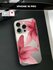 Чехол на Apple iPhone 16 Pro / Айфон 16 Про с принтом "Pink flower"