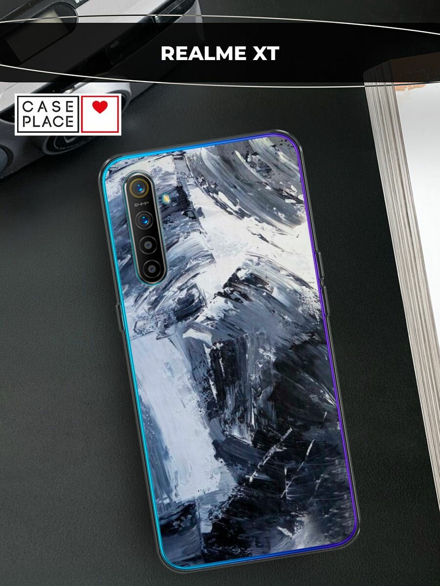 Чехол на Realme XT / Реалми XT с принтом "Абстракция живопись"