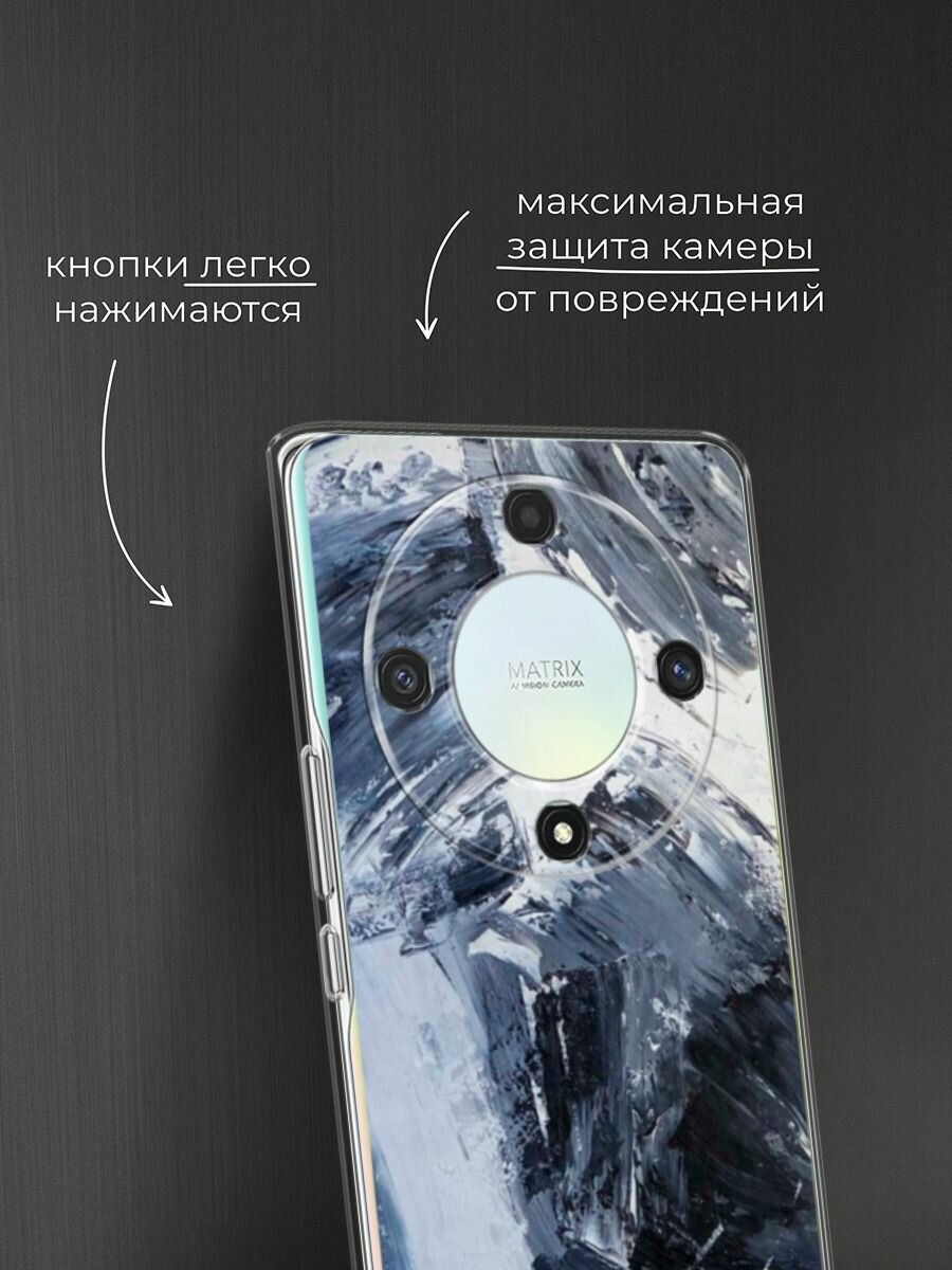 Чехол на Honor X9A / Хонор X9A с принтом "Абстракция живопись" — фото 1