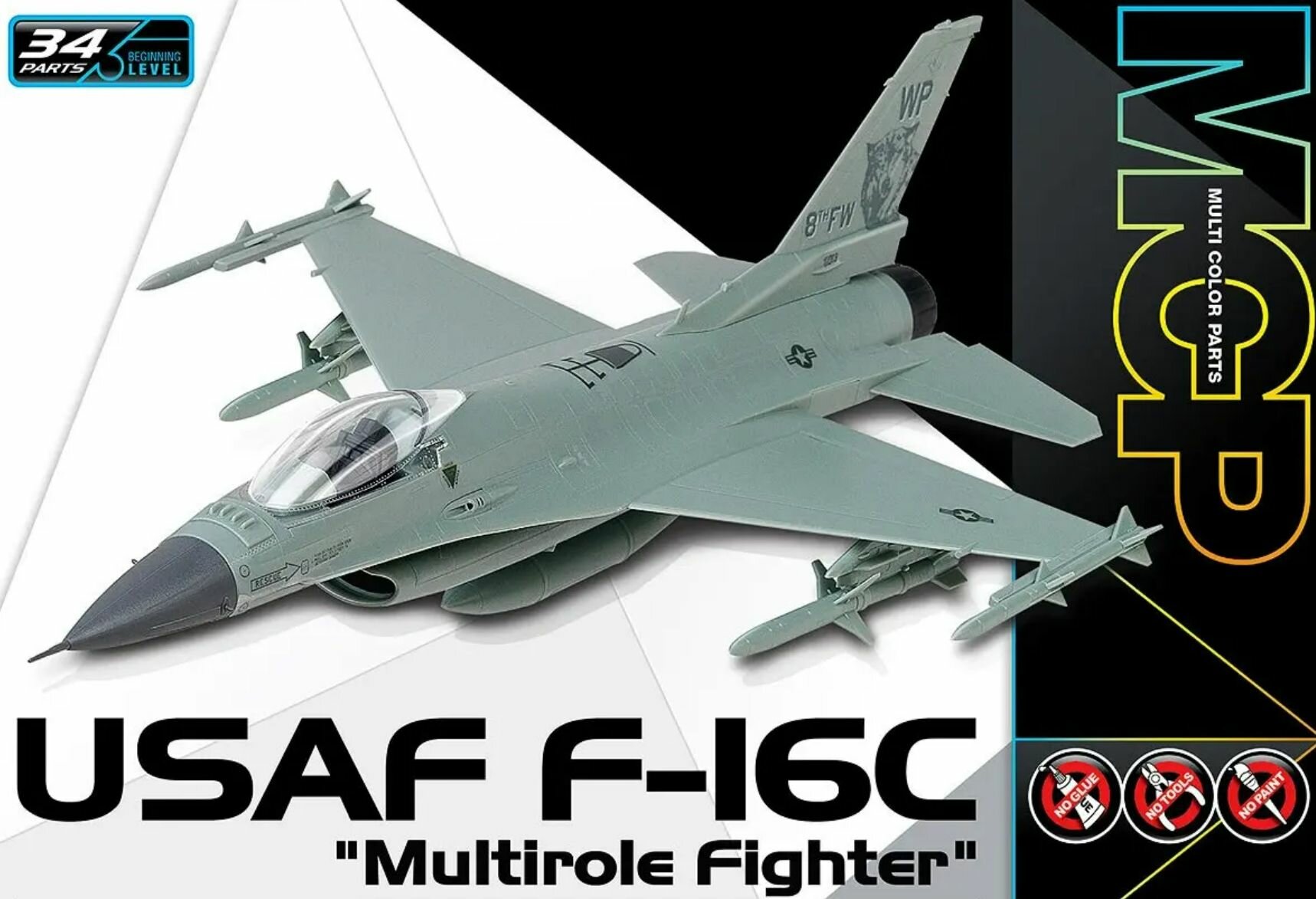Academy AC12541 1/72 USAF F-16C "Multirole Fighter" MCP сборная модель самолета