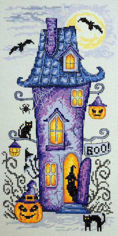 Набор для вышивания Марья Искусница "Мрачный домик", Арт. 07.004.12