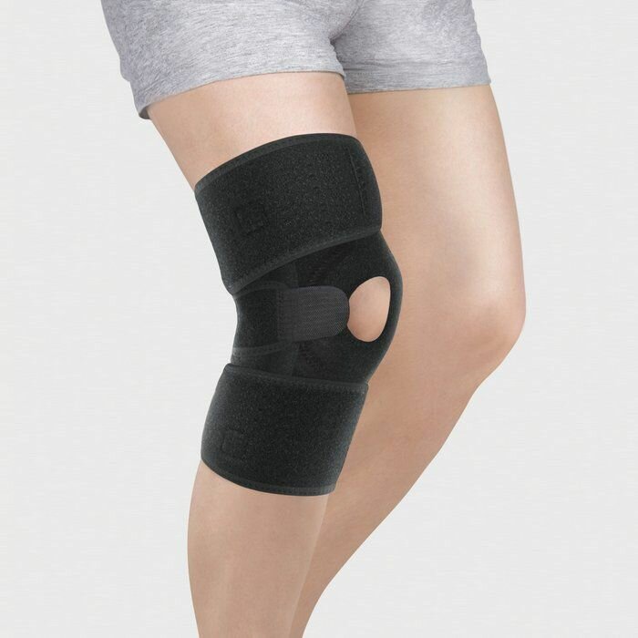 Компрессионный бандаж Экотен на коленный сустав, KS-053, разъемный универсальный