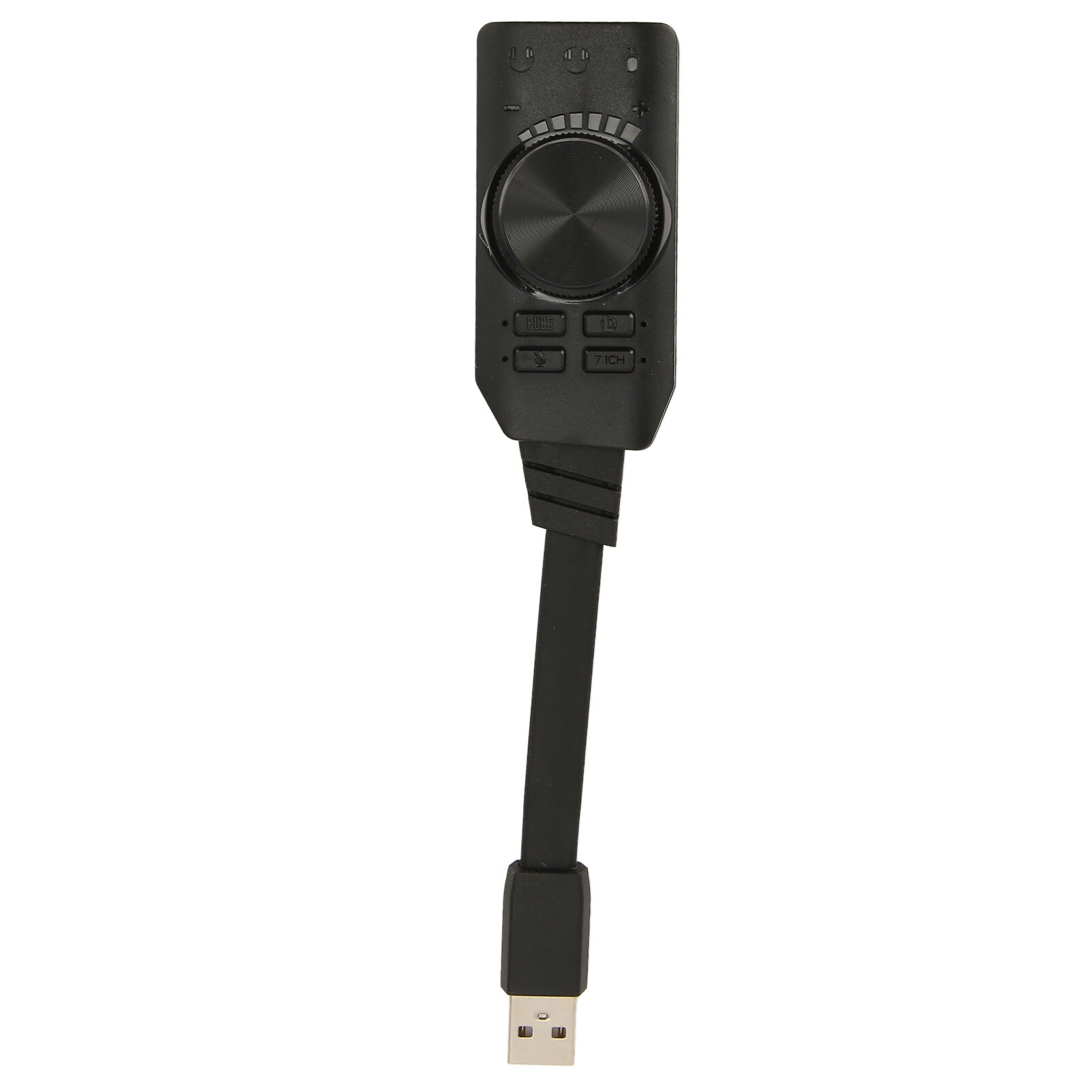 Адаптер звуковой карты USB 7.1 Кнопкий кнопку канала Mute Control USB Внешняя стерео звуковая карта для гарнитуры ноутбука ПК