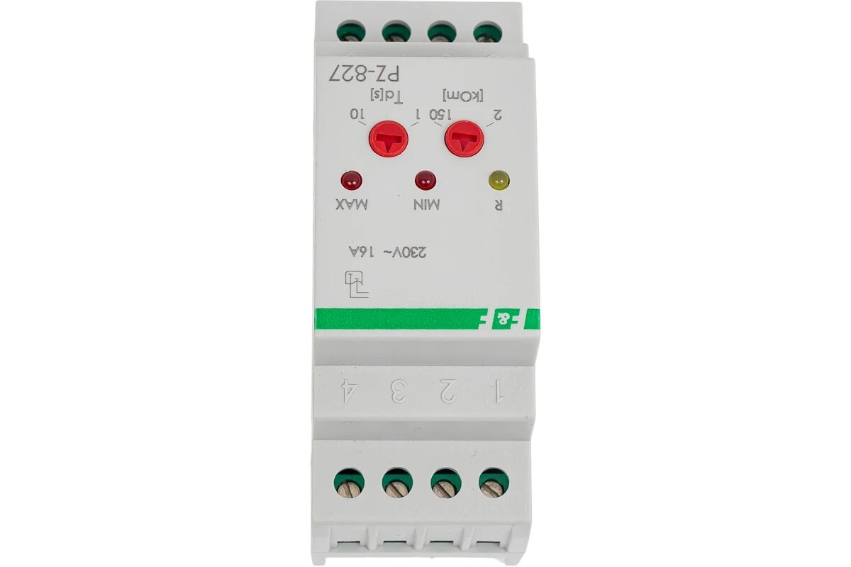 F&F PZ-827 двухуровневое реле уровня жидкости без датчиков, 2 DIN, EA08.001.013