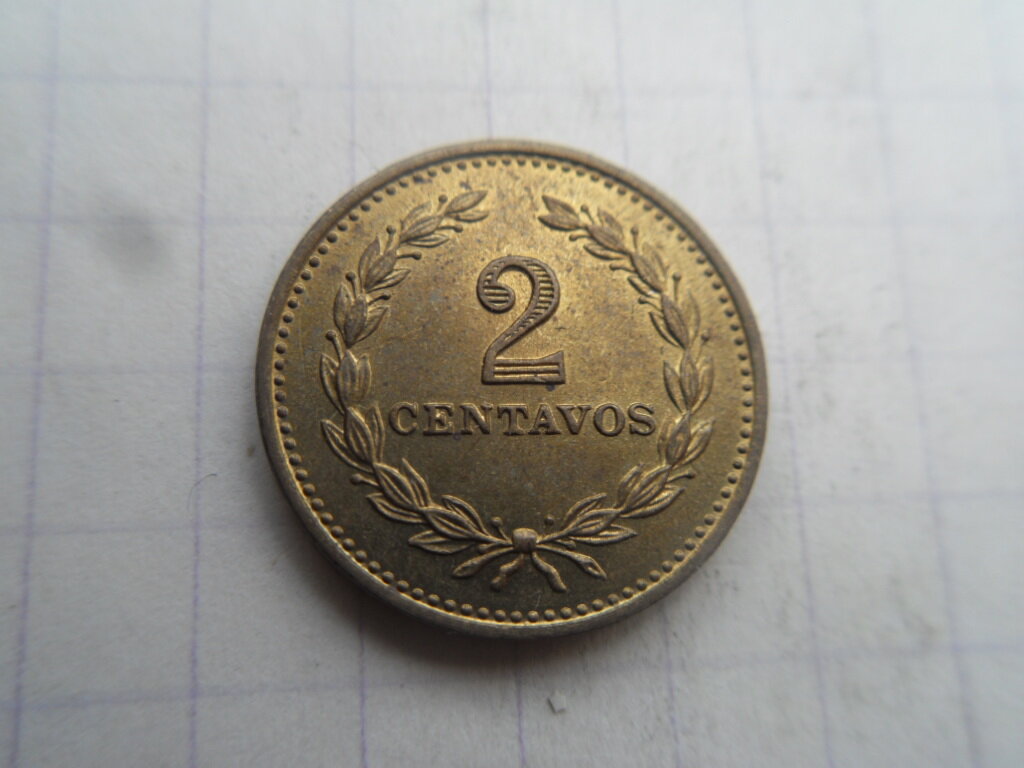 Сальвадор 2 сентаво, 1974