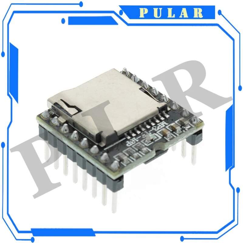 1 шт. мини-модуль MP3-плеера TF-карта U-диск мини-MP3-плеер аудио голосовой модуль плата для Arduino DF Play