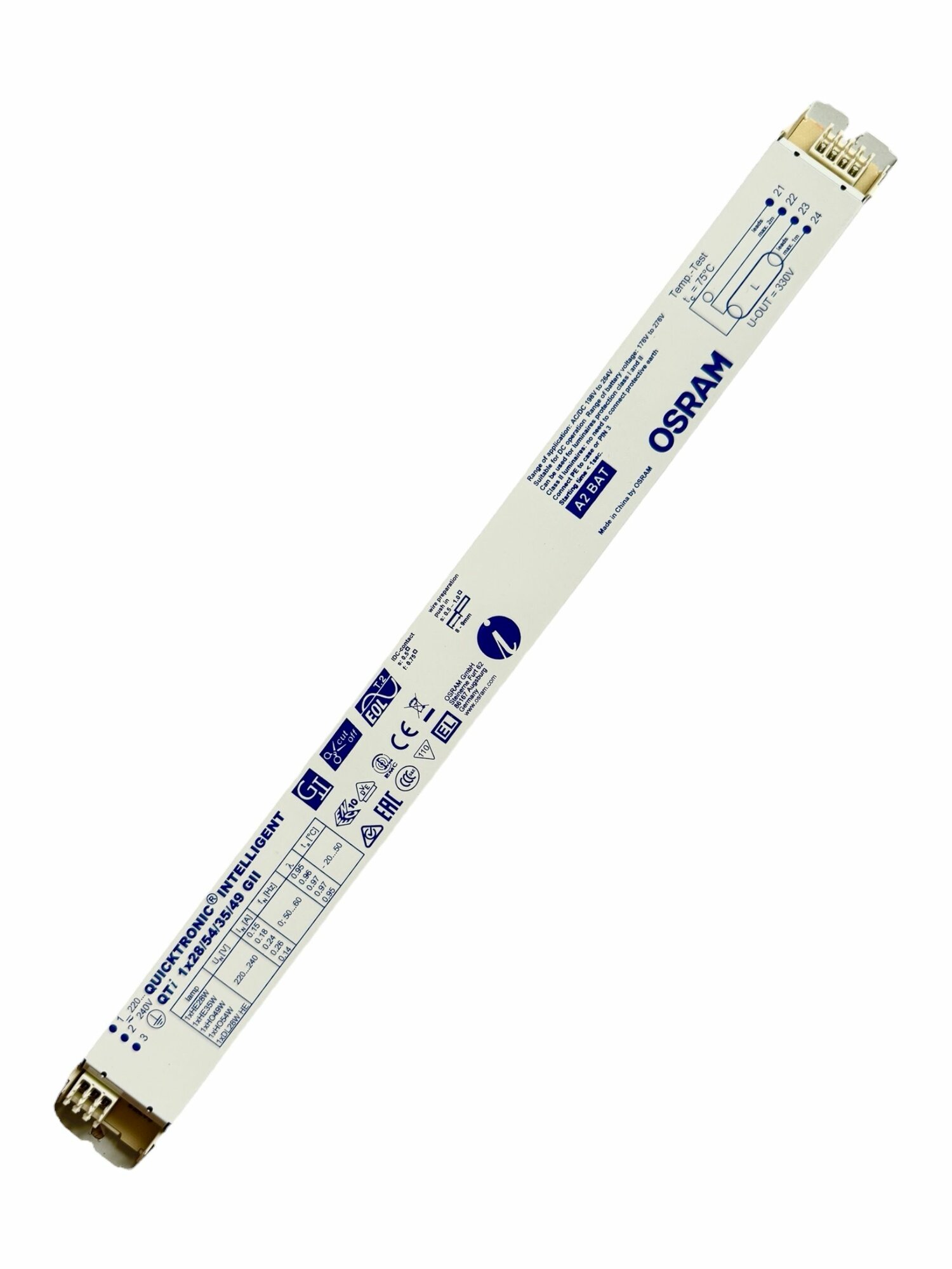 ЭПРА Osram QUICKTRONIC INTELLIGENT QTi 1x28/54/35/49 GII