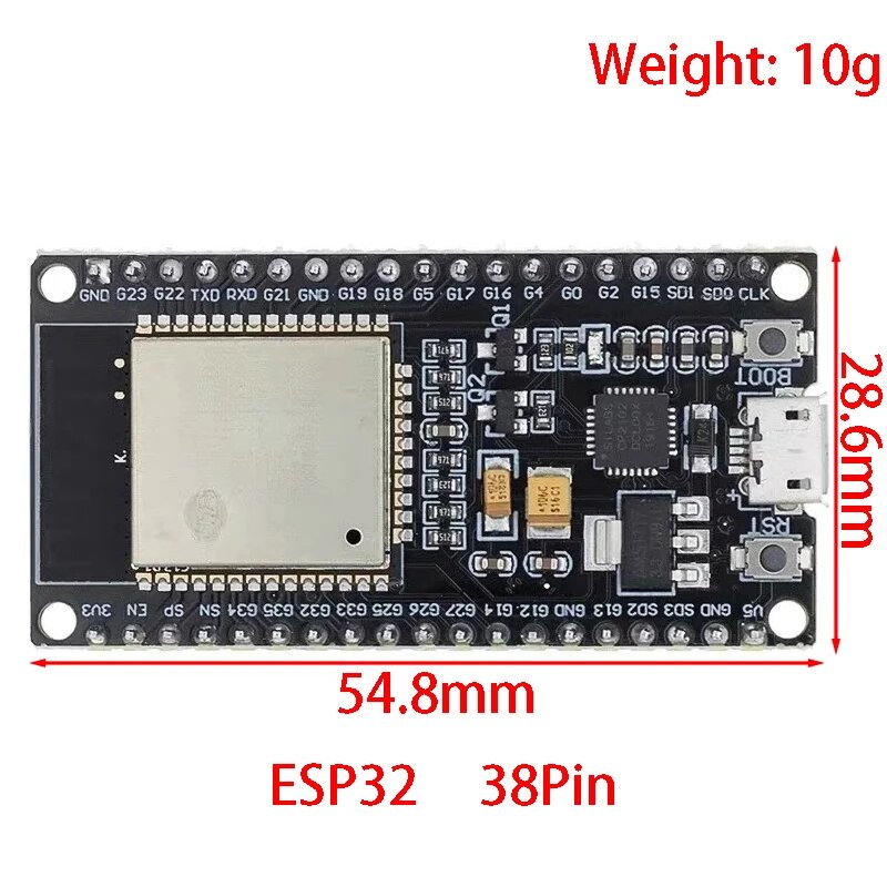 Модуль ESP32 Micro 2102 PENGHEKEJI 38 Pin