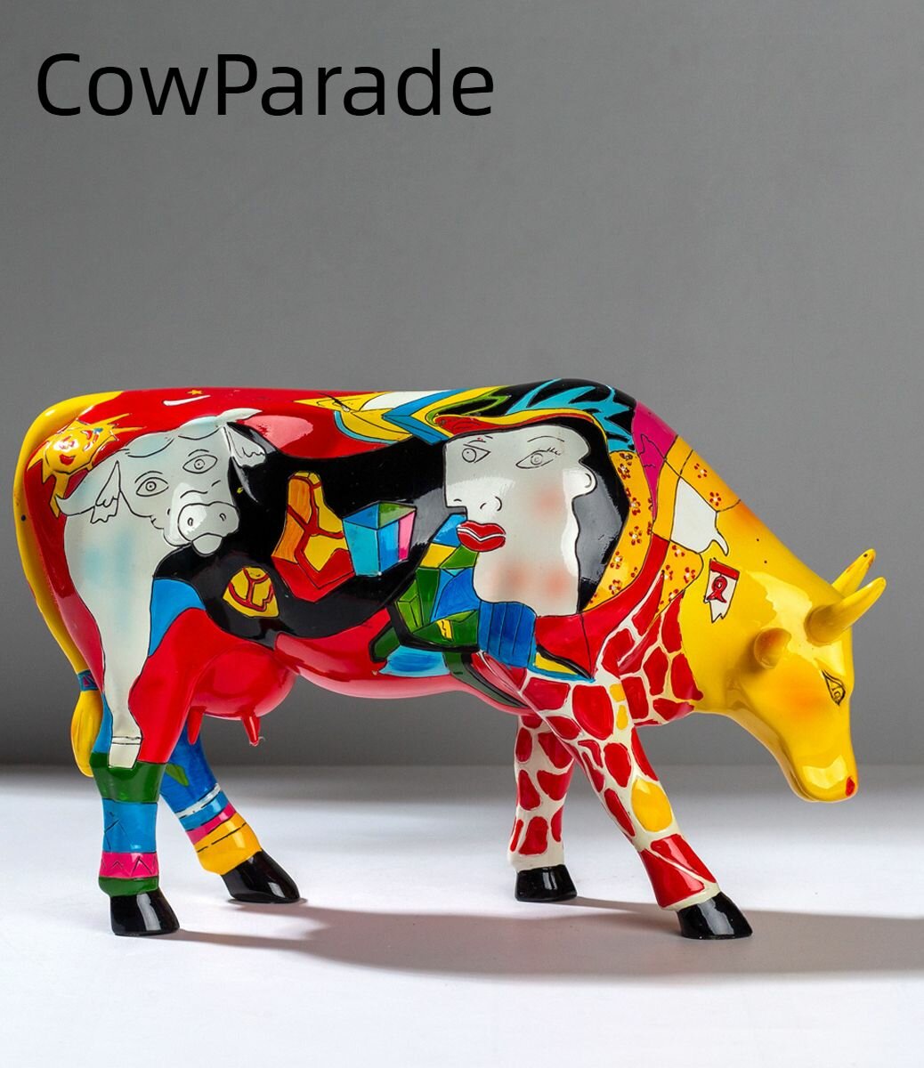 Статуэтки коровы CowParade, коллекционные, для интерьера, декор, подарок