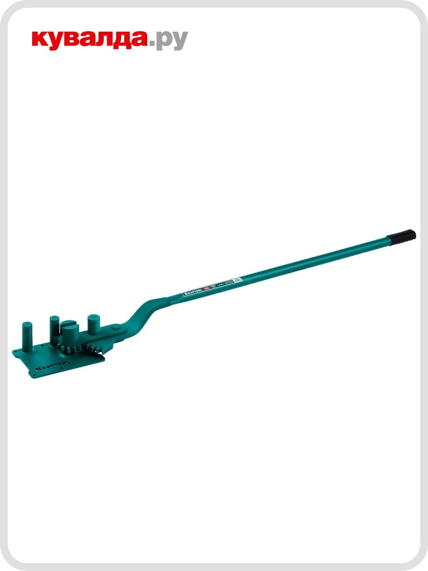 Ручной станок для гибки арматуры KRAFTOOL 23301 16 D на подшипнике, острый и плавный гиб