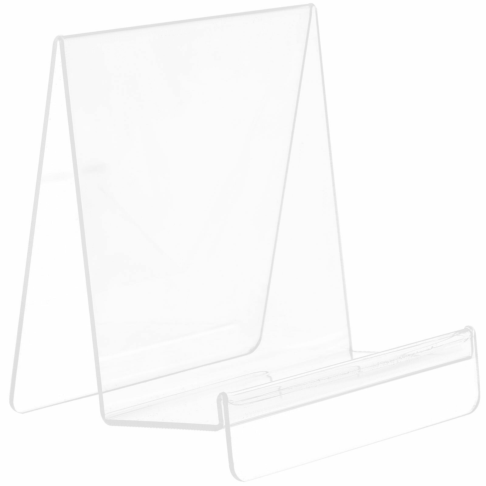 Прозрачная акриловая расширенная подставка для книг для хранения и показа