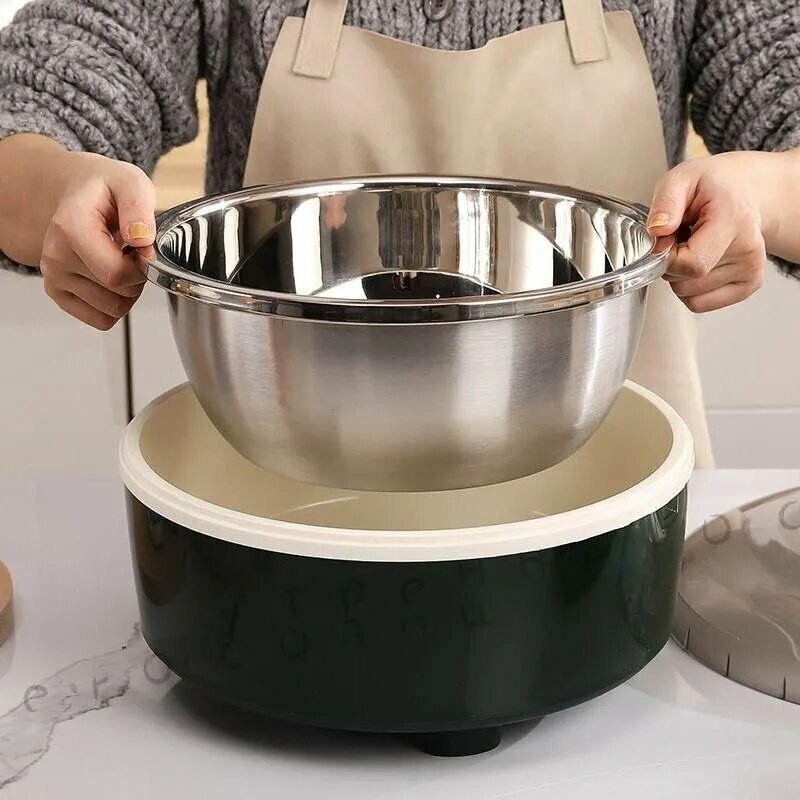 Йогуртница BAIMAO, S-98, 5 литров, нержавеющая сталь 304, домашний йогурт/рисовое вино/многофункциональный ферментатор термостат нагреватель зеленый