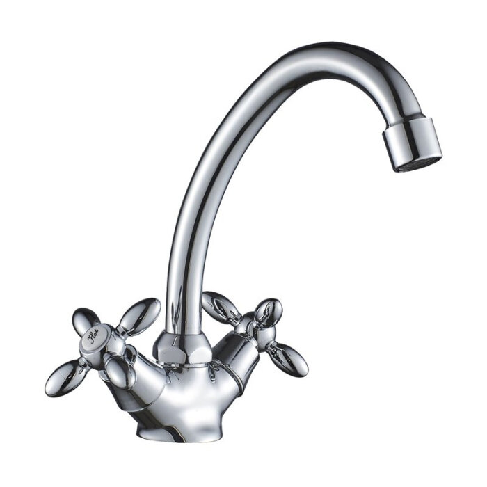 Смеситель для раковины Decoroom DR53 DR53012, хром