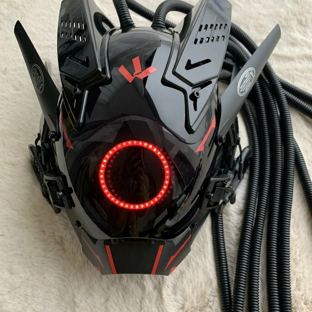 Маска робота киберпанк